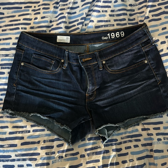 GAP | Shorts | Dark Blue Summer Cutoffs Size 28 | Poshmark